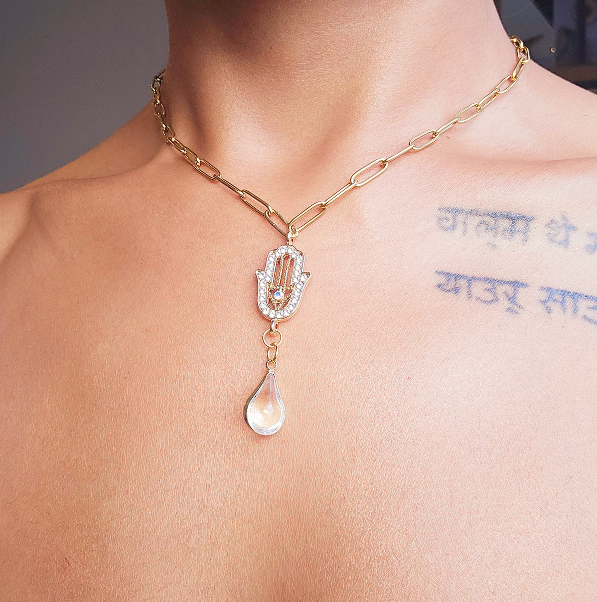 Hamsa Hand Choker – The Urban Geisha