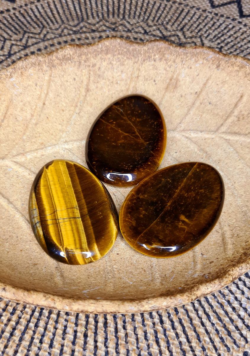 Tiger's Eye Worry Stone – The Urban Geisha