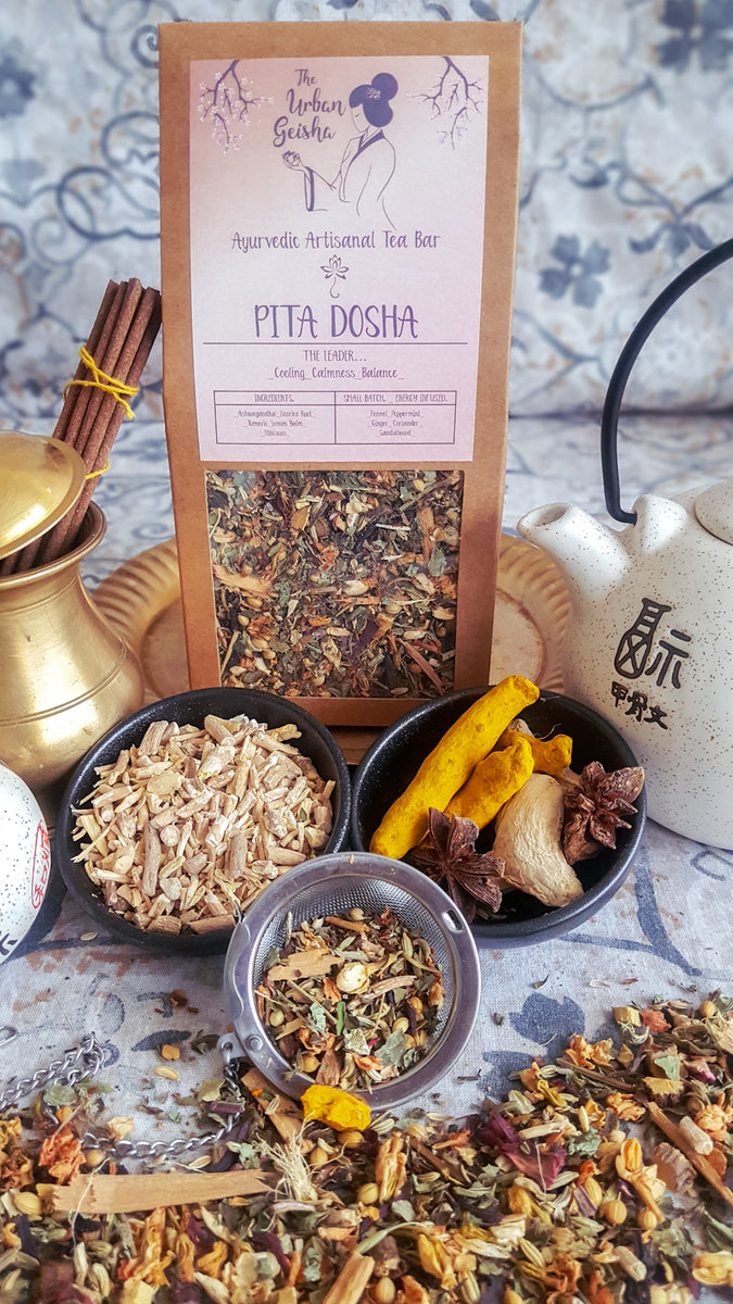 PITTA DOSHA Ayurvedic Artisanal Tea - The Urban Geisha Tea Bar