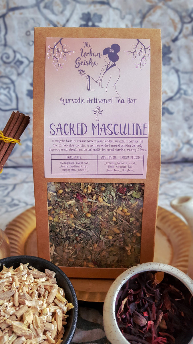 SACRED Masculine Ayurvedic Artisanal Tea - The Urban Geisha Tea Bar